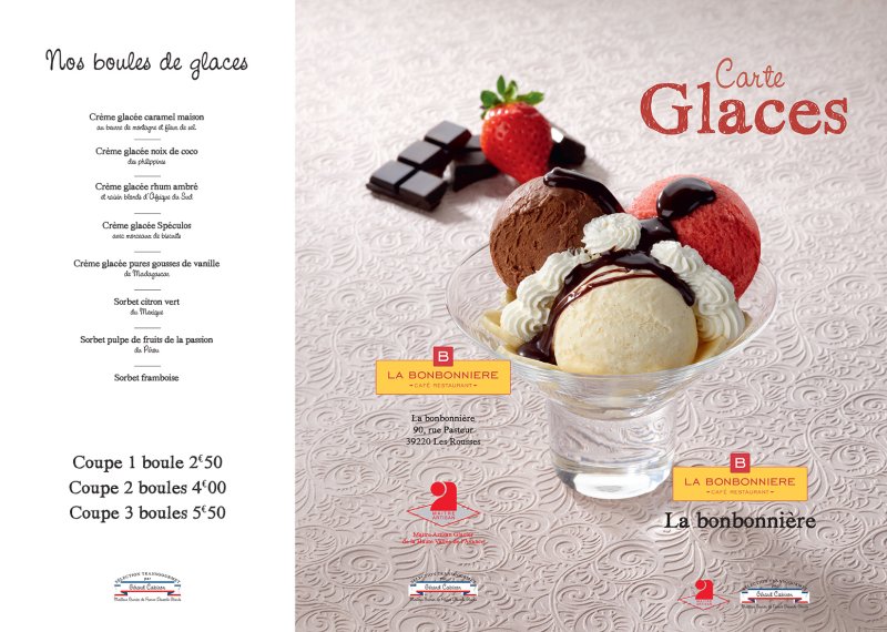 Formulaire de création de votre carte glace