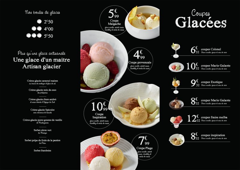 Formulaire de création de votre carte glace